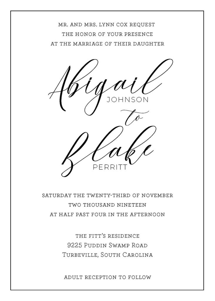 Wedding Printing M M Printing And Graphics